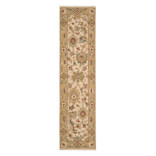 Nourison Nourmak Beige Area Rug, 2'6"x10', 7'10" x 9'10" - Traditional ...