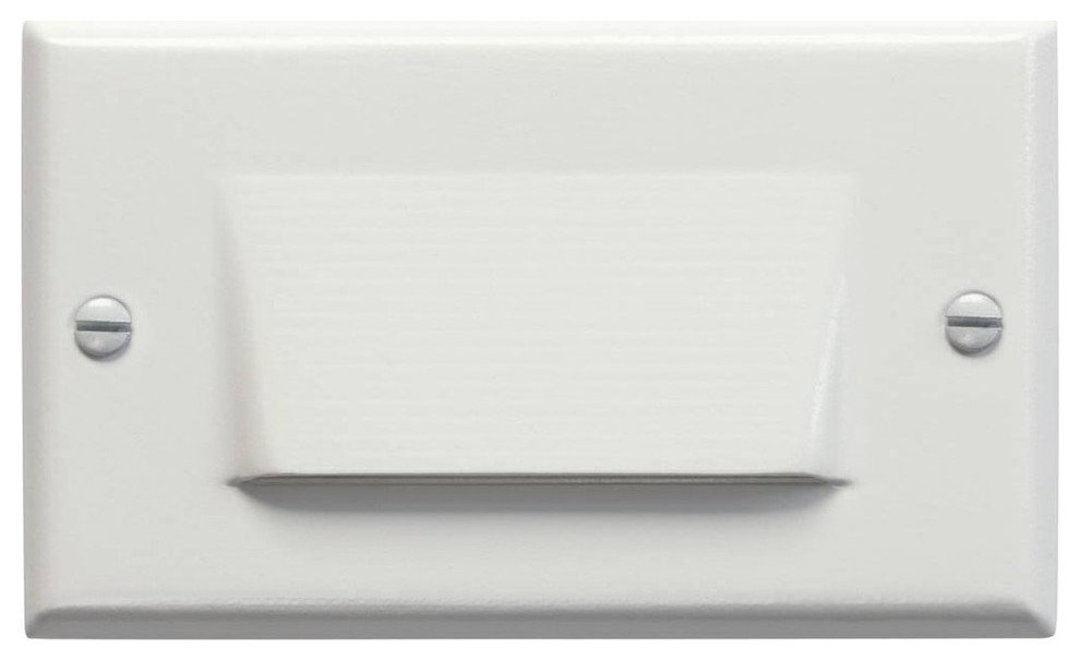Kichler Lighting 12602WH LED Shielded Step Light - with Utilitarian ...