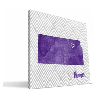 KSU Wildcats Home Canvas Print, 12"x12", 12"x12" - Contemporary ...
