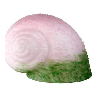 Meyda lighting 11715 5"W X 6"L Pink/Green Pate-De-Verre Snail Shade ...