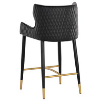 Gianni Counter Stool Dillon Stratus / Dillon Black, Counter Height ...