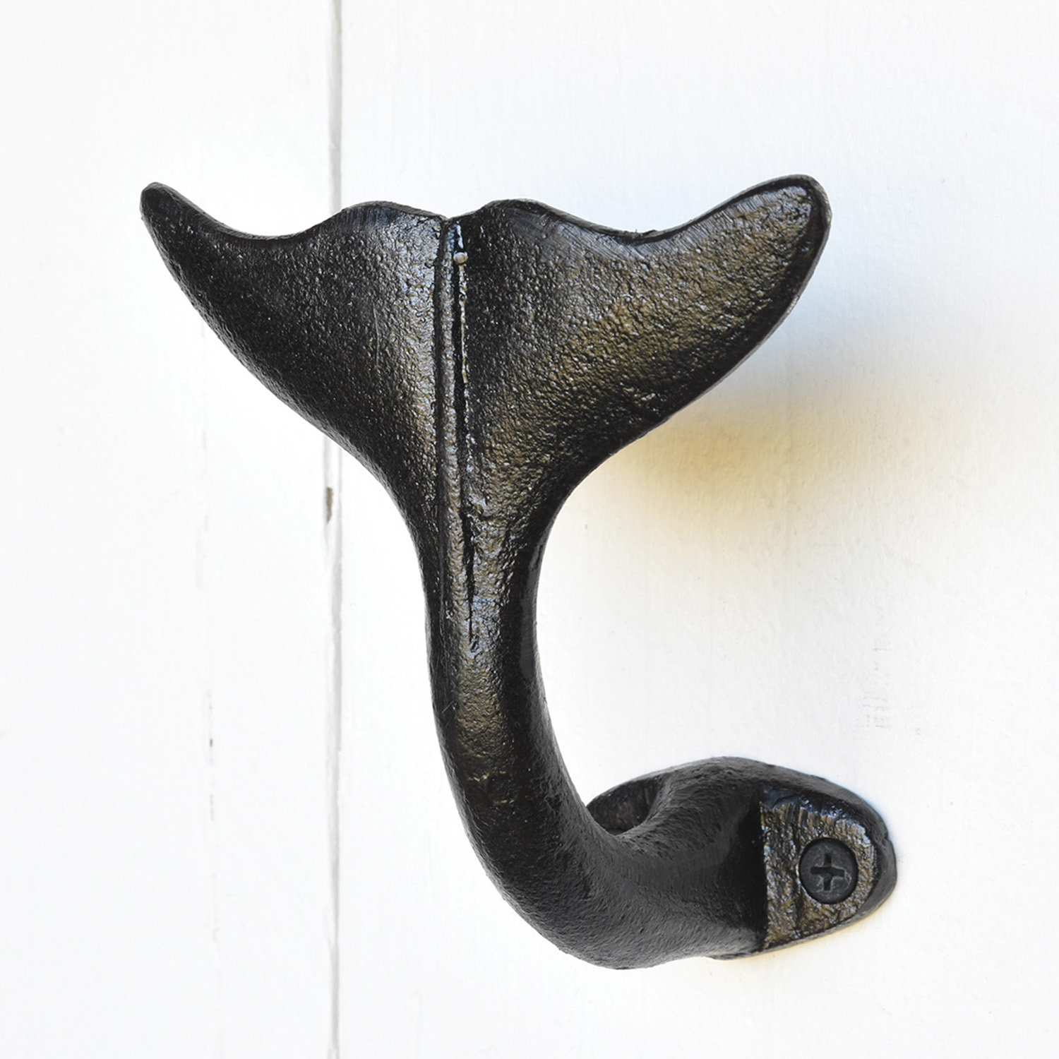 Whale Tail Wall Hooks, Set of 4 - Beach Style - Wall Hooks - by Hudson ...
