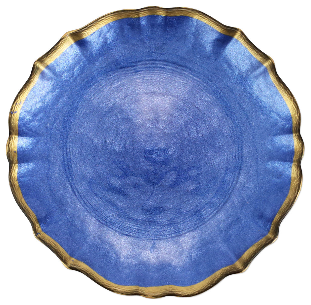 Baroque Glass Cocktail Plate - Traditional - Salad And Dessert Plates ...