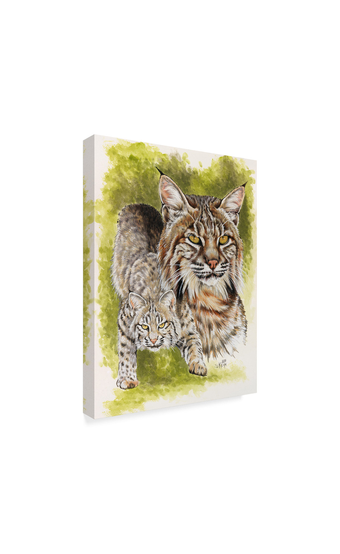 "Brassy" by Barbara Keith, Canvas Art, 19"x14" - Contemporary - Prints ...