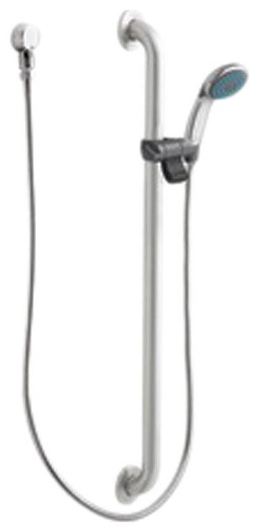 Moen Commercial 3-1/4" Single-Function Hand Shower With 36" Slide Bar ...