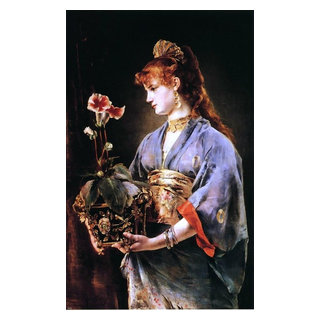 Alfred Emile Leopold Stevens Yamatori, 18"x27" Wall Decal Print, 18x27 ...