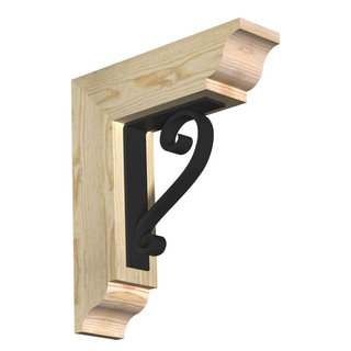 Edwards Traditional Ironcrest Bracket Triple, 4" Thick, 15-1/2"x18 ...