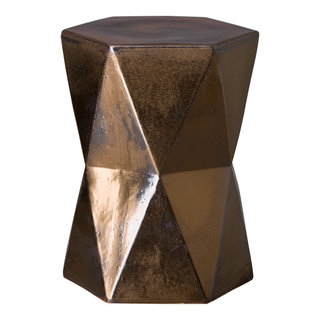 18" Matrix Hex Stool - Contemporary - Accent And Garden Stools - by ...