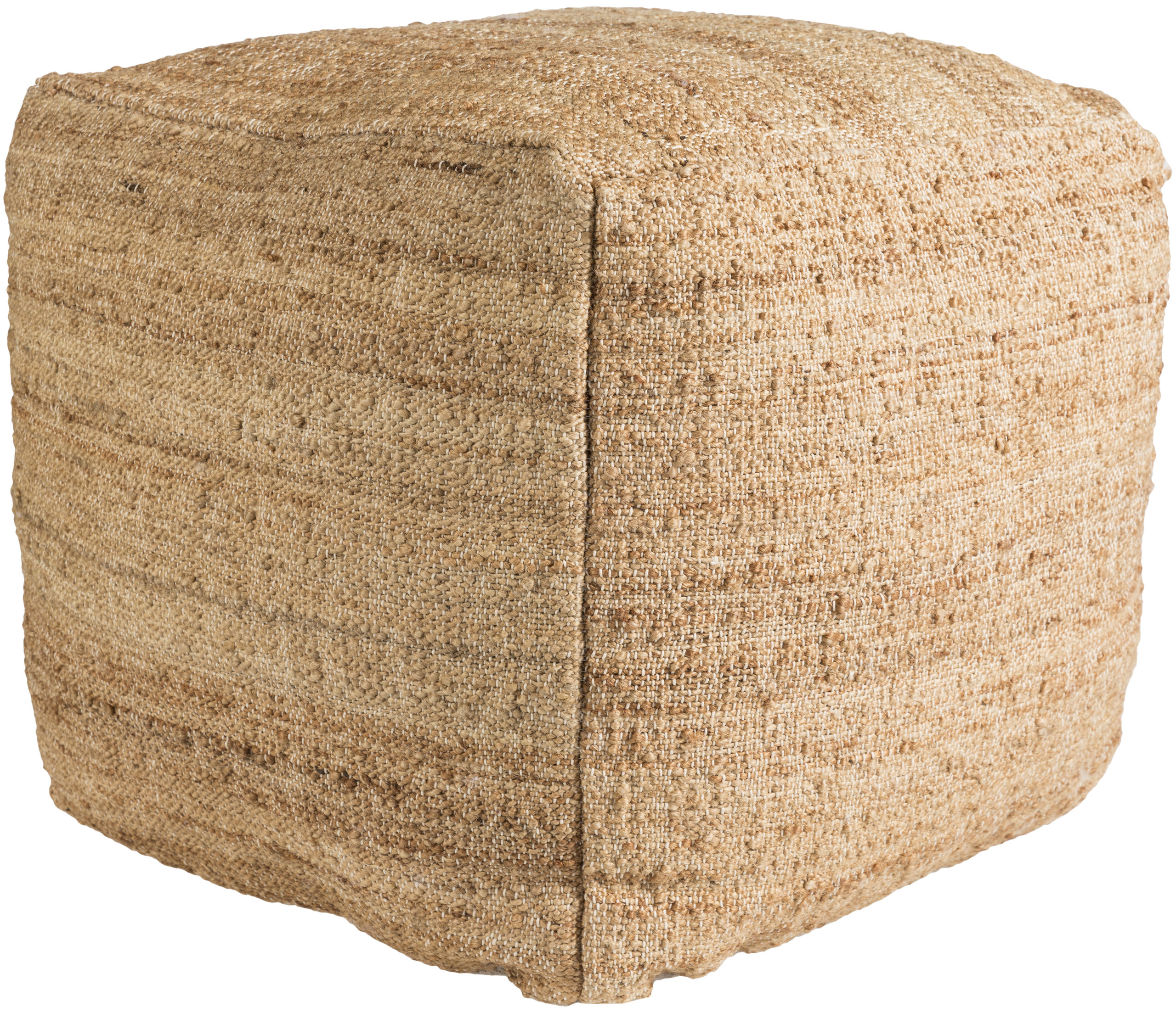 Seaport Farmhouse Jute Pouf - Beach Style - Floor Pillows And Poufs - by GwG Outlet | Houzz