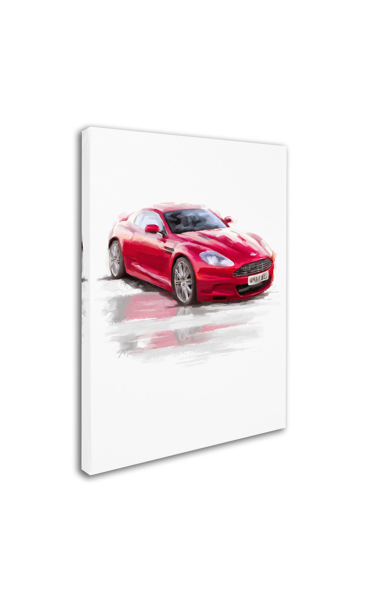 The Macneil Studio 'Aston Martin' Canvas Art, 24"x 32" - Contemporary ...