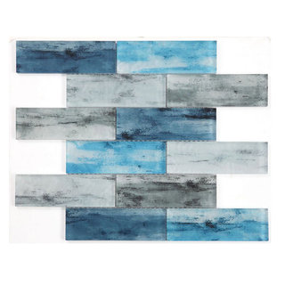 Art Ocean Casale Glass Tile Series Blue 2x6 Mosaic Tile for Walls ...