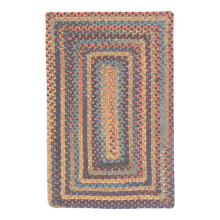 Ridgevale Variegated/Multi Indoor Rug Rustic Farmhouse RV20, 7'x9 ...