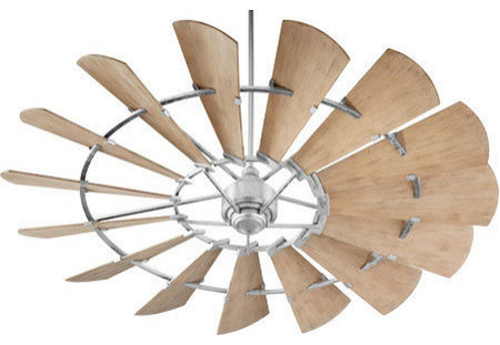 Windmill 72" Damp Fan - Farmhouse - Ceiling Fans - by Quorum ...