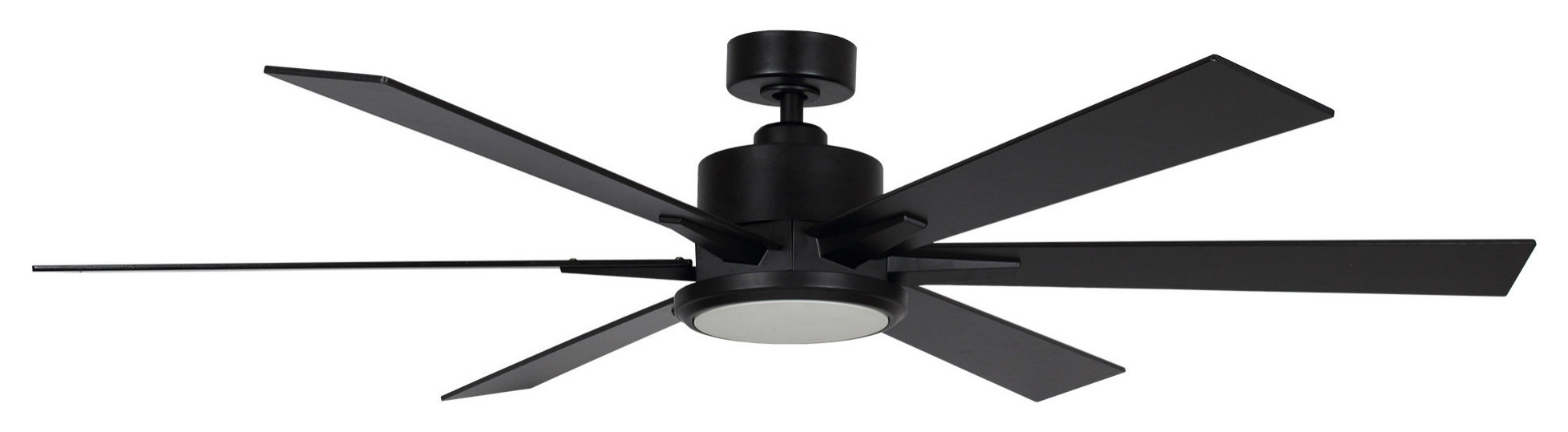 65 in. Indoor Integrate LED Ceiling Fan with Remote Control, Reversible ...