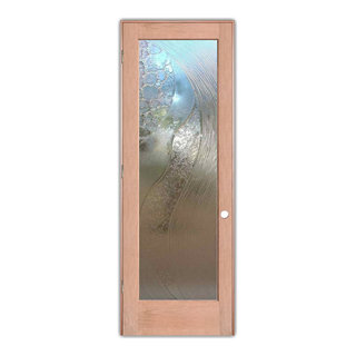 Interior Prehung Door or Interior Slab Door - High Tide - Cast Glass ...