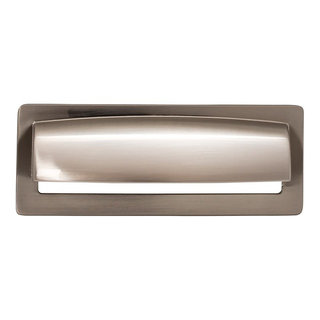 Hollin Cup Pull 3 3/4" - Transitional - Cabinet And Drawer Handle Pulls ...