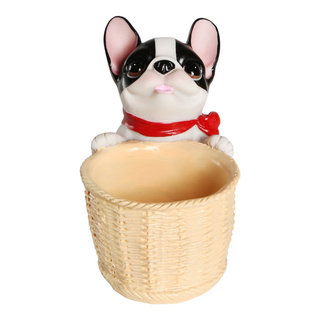 Frenchie Small Plant Pot - Contemporary - Indoor Pots And Planters - by ...