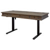 Carson Wood Electronic Sit/Stand Desk - Transitional - Desks And ...