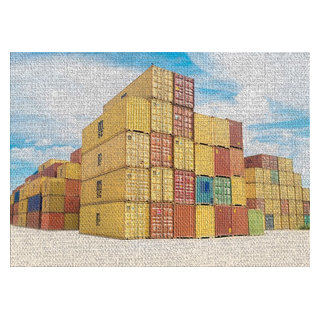 Sharp Colors 124 Area Rug, 5'0"x7'0" - Contemporary - Novelty Rugs - by ...