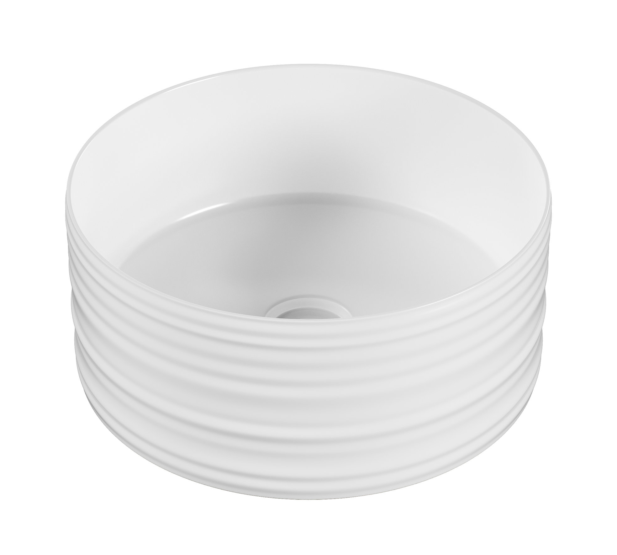 Adour 16'' Vessels Sink, White, 16 x 16 - Contemporary - Bathroom Sinks ...