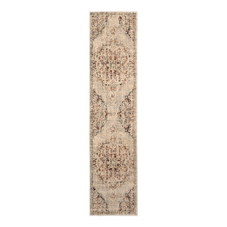 Oriental Weavers Juliette 2803H Gray/Rust 1'10"x7'6" Indoor Area Rug, 7 ...