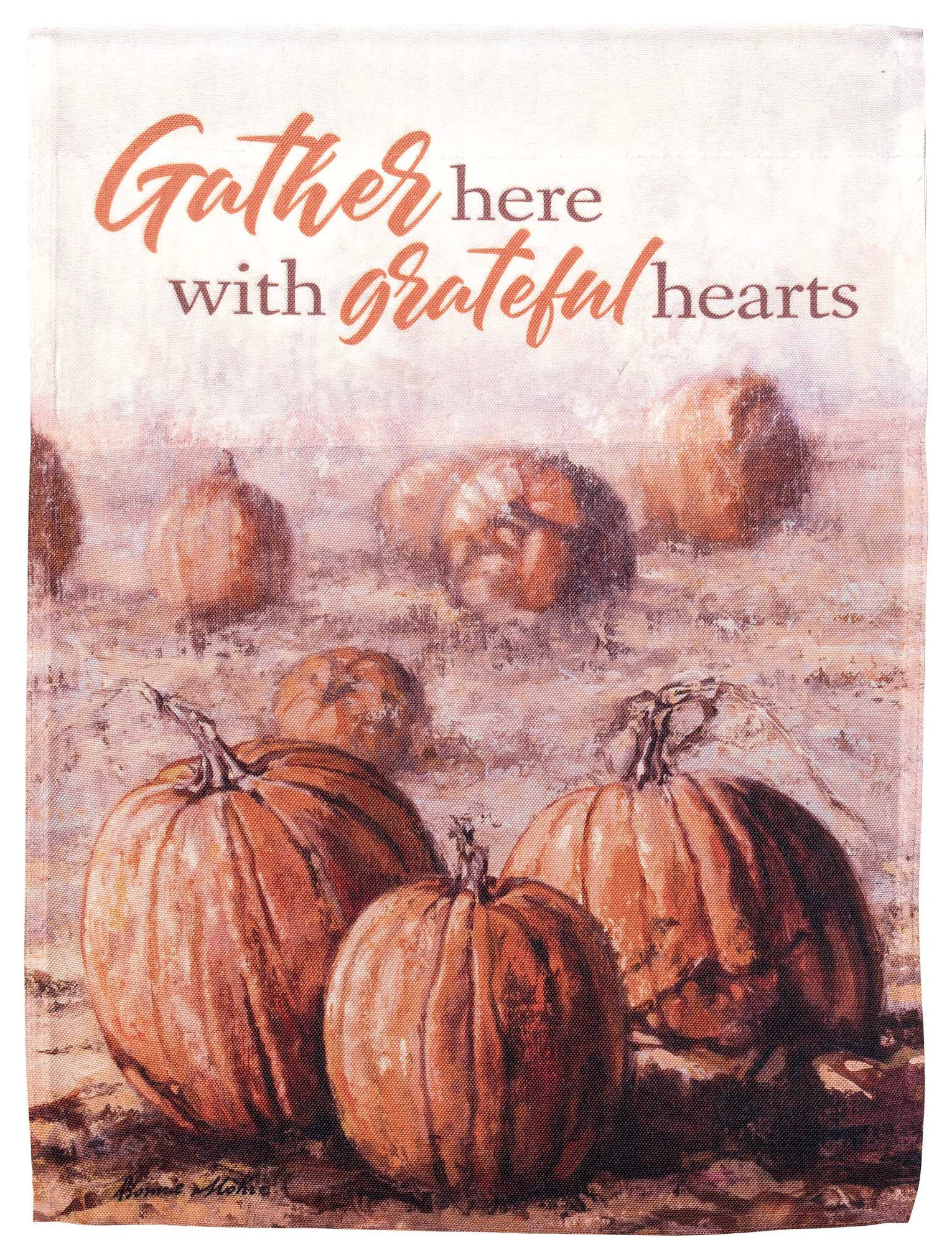 Gather Here With Grateful Flag, Garden - Traditional - Flags And ...