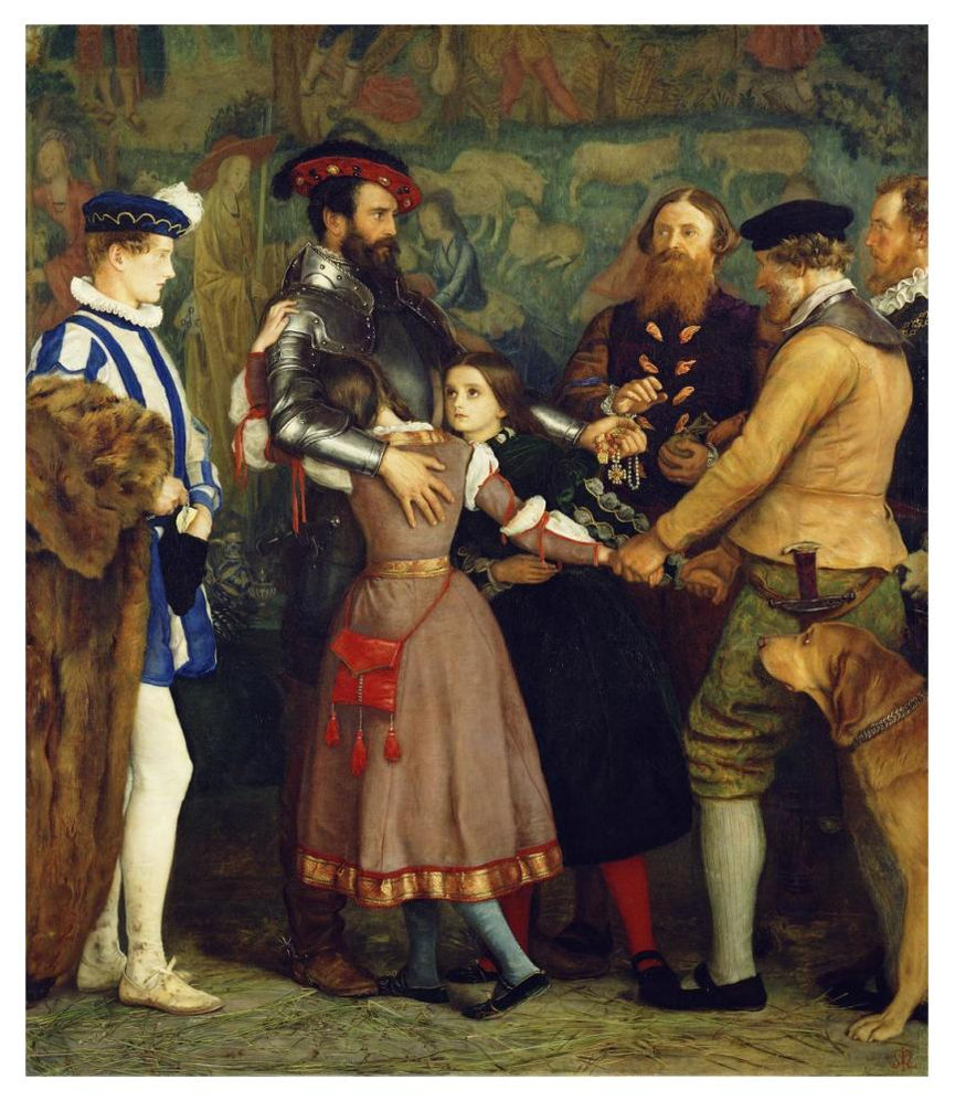 "The Ransom" Digital Paper Print by John Everett Millais, 16"x18", 40 ...