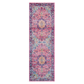 Traditional Medallion Verona Rug, 2'8"x8' - Contemporary - Hall And ...