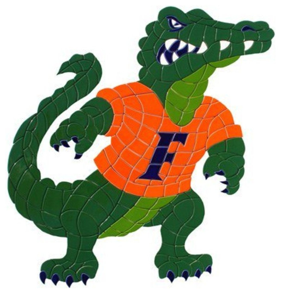 University of Florida Gators Mascot Albert Ceramic Swimming Pool Mosaic ...