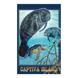 Jim Mazzotta Captiva Island Art Print, 30"x45" - Contemporary - Fine ...
