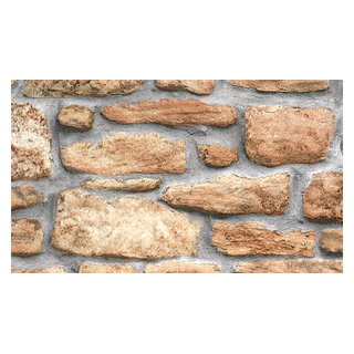 Stone Wall Adhesive Film - Rustic - Wall Decals - by Brewster Home ...