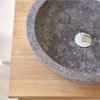 Gray Marble Bathroom Sink, Tikamoon Calypso - Contemporary - Bathroom ...