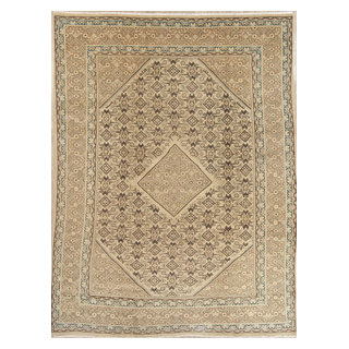 Consigned, Vintage Traditional Persian Handmade Oriental Area Rug ...