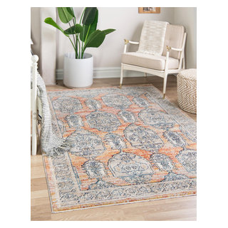 Unique Loom Lola Bold Area Rug, 9' 0 x 12' 0 Rectangular ...