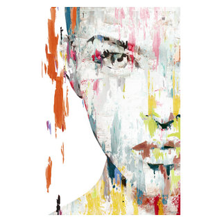 "Unblinking Eyes" Painting Print on Wrapped Canvas, 30x45 ...