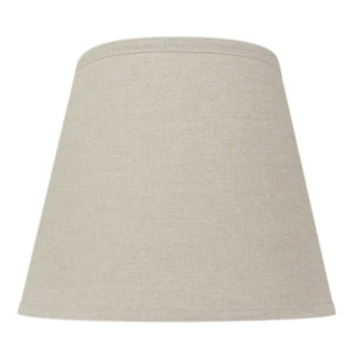 Tan Linen Shade, 8" - Transitional - Lamp Shades - by West Highland ...