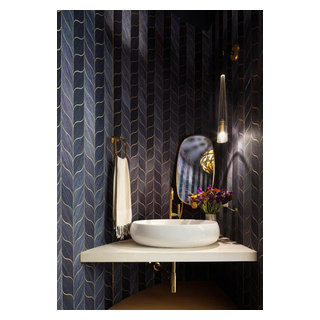 Organic Mill Valley - Transitional - Powder Room - San Francisco - by ...