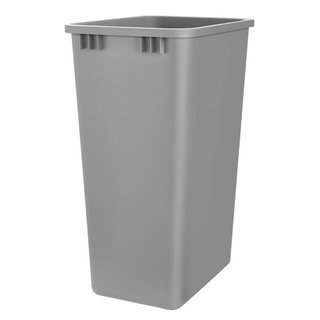 Rev-A-Shelf Replacement Waste Bin, Silver, 50qt - Modern - Trash Cans ...