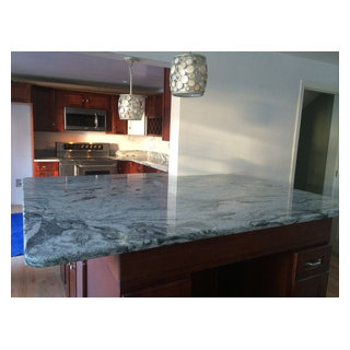 Silver Cloud Kitchen - Contemporary - Boston - by Granite Plus | Houzz