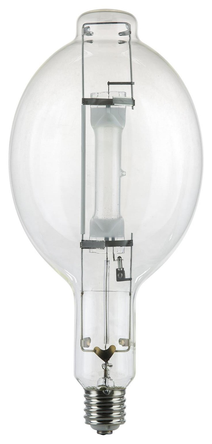 Sunlite Clear Metal Halide Bulb, 1000W, 12000 Hrs, Mogul Screw Base ...