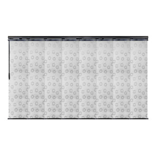 Salma 8-Panel Track Extendable Vertical Blinds 130-175"W, 116" H ...