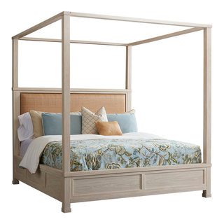 Shorecliff Canopy Bed 6/6 King, King - Transitional - Canopy Beds - by ...