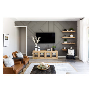 Boot Track Trail Great Room Project - Contemporary - Living Room ...
