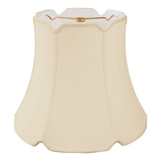 Tapered Drum With V-Notch Top/Bottom Lampshade, 10"x16"x14 ...