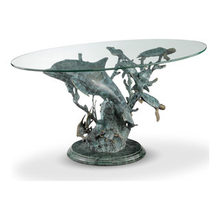 Dolphin Seaworld Coffee Table - Beach Style - Coffee Tables - by SPI ...