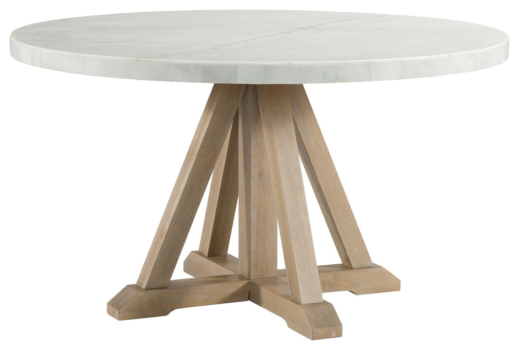 Picket House Furnishings Liam Round Dining Table - Transitional ...