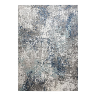 Yasmin Deva Power-Loomed Polyester Area Rug, 7'10"x10'6" - Contemporary ...