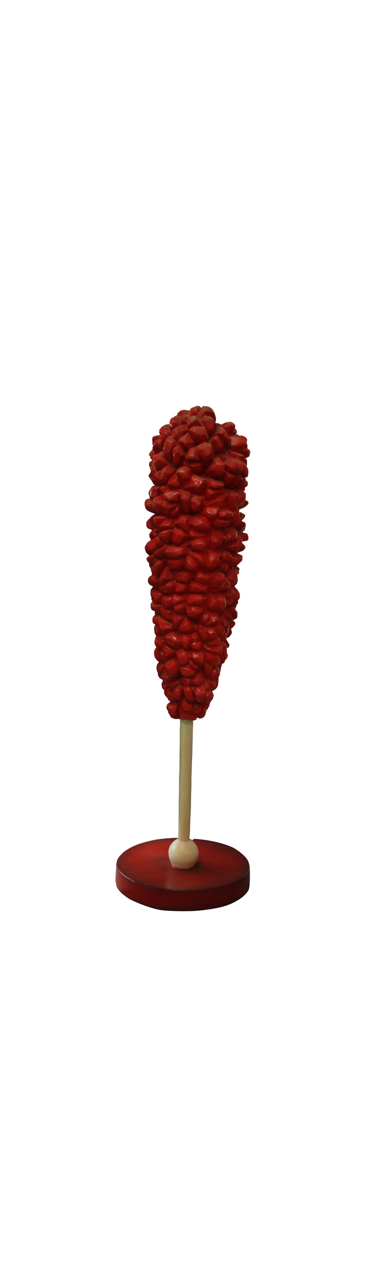 7' Red Rock Candy Tree - Contemporary - Holiday Accents And Figurines ...