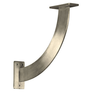 2"x11"x11" Bradford Steel Bracket, Hammered Black, 2Wx11"Dx11"H ...