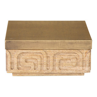 Maze Box Small Natural - Contemporary - Decorative Boxes - by ELK Group ...